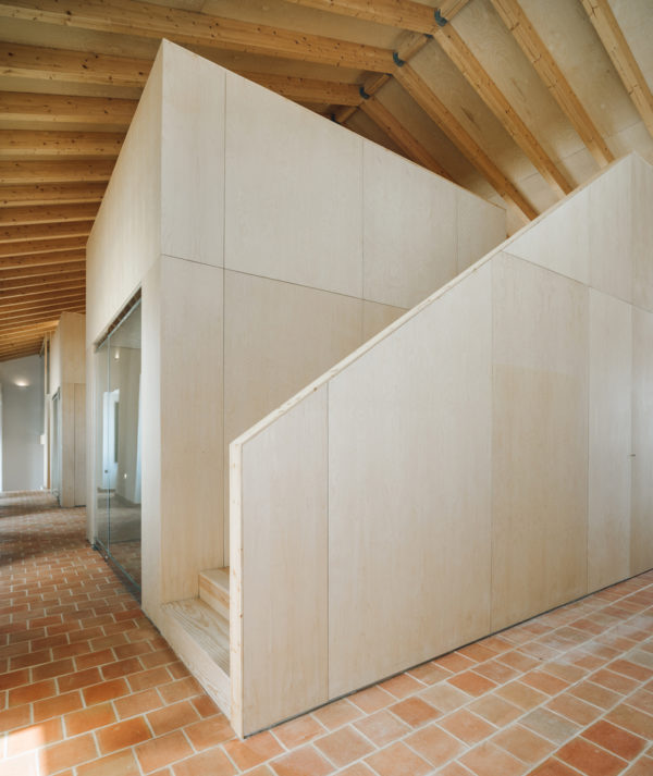 Plywood Brings a Clean Contemporary Look to an Office Remodel - NELMA