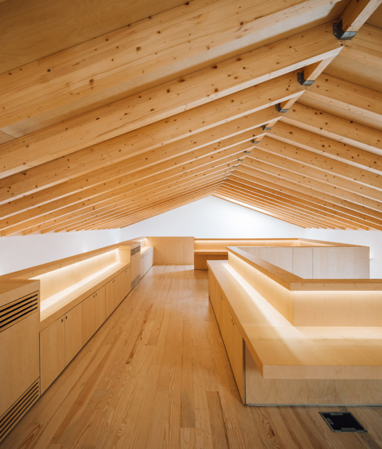 Plywood Brings a Clean Contemporary Look to an Office Remodel - NELMA