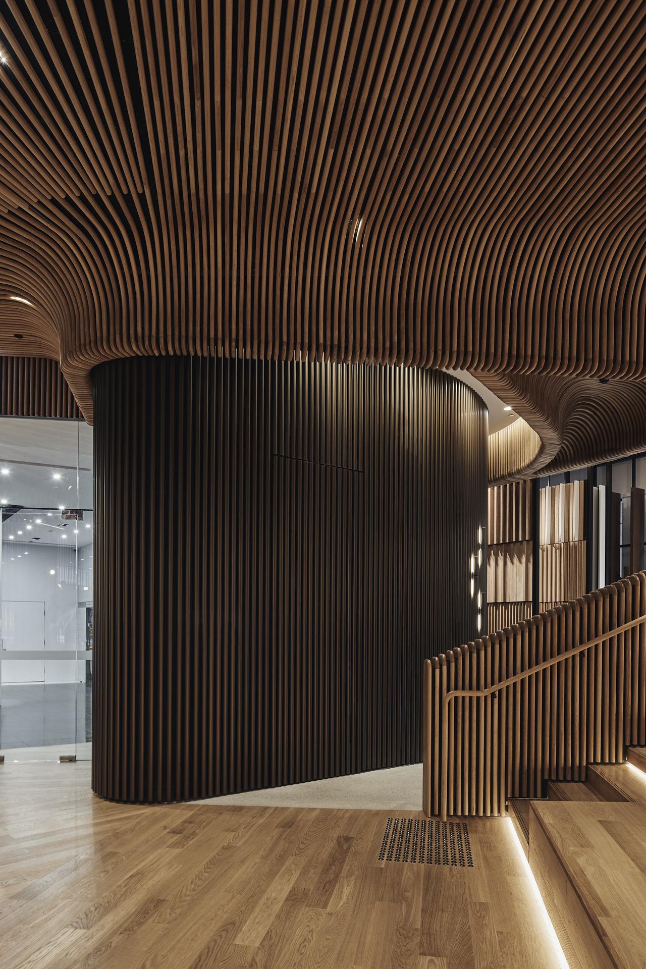 Sculptform Showroom in Melbourne Shows Off Innovative Timber Cladding ...