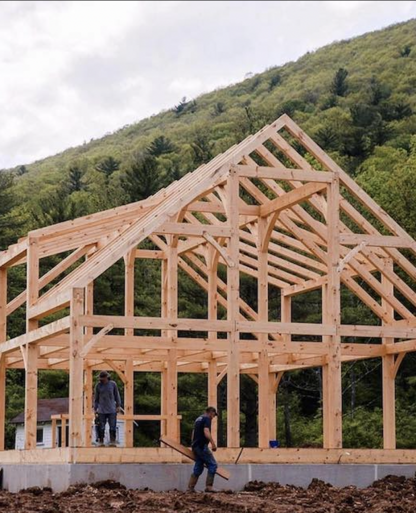 Eastern White Pine Post and Beam - NELMA